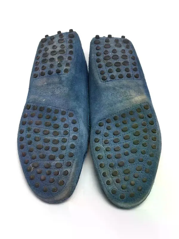 TOD'S Gommino Suede Loafers - Blue