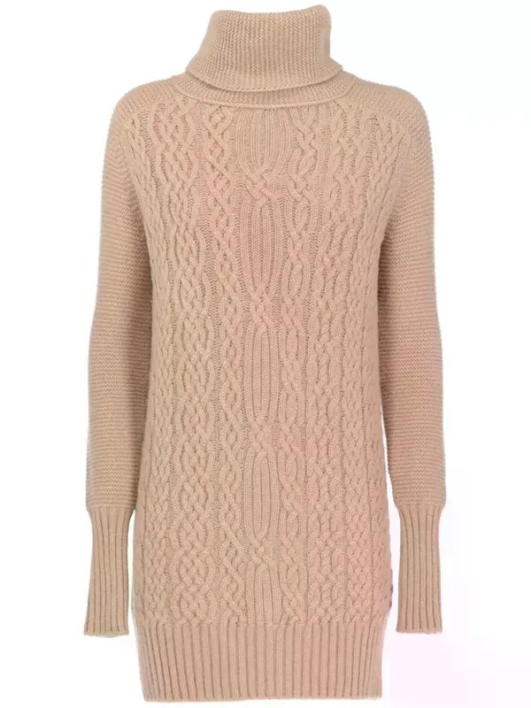 Loro Piana 2010s Cable Knit Dress