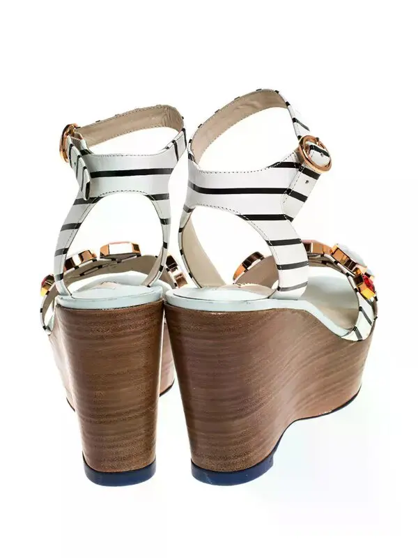 SOPHIA WEBSTER Suki Gem Wedge Sandals
