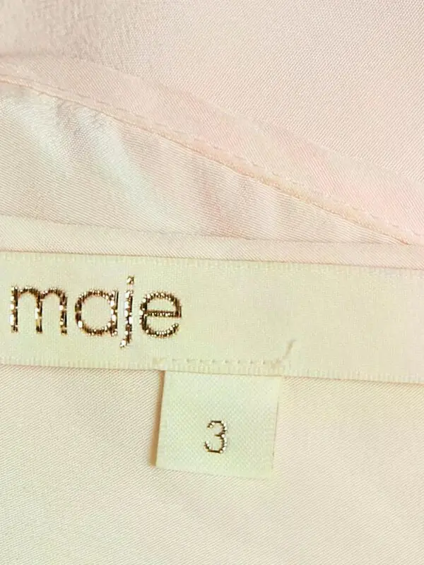 Maje Organza Semi-sheer Shirt