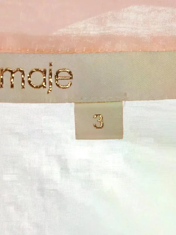 Maje Organza Semi-sheer Shirt