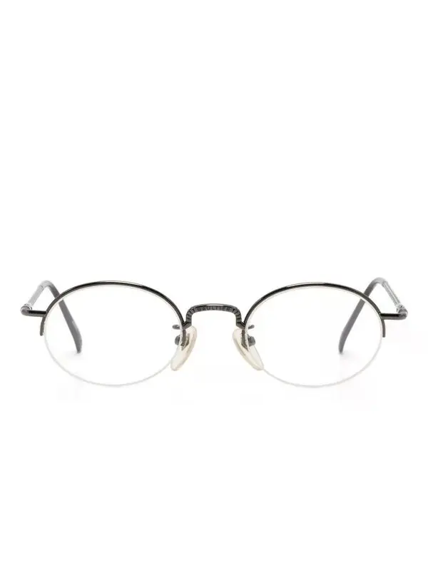 JEAN PAUL GAULTIER Oval-frame Glasses - Brown