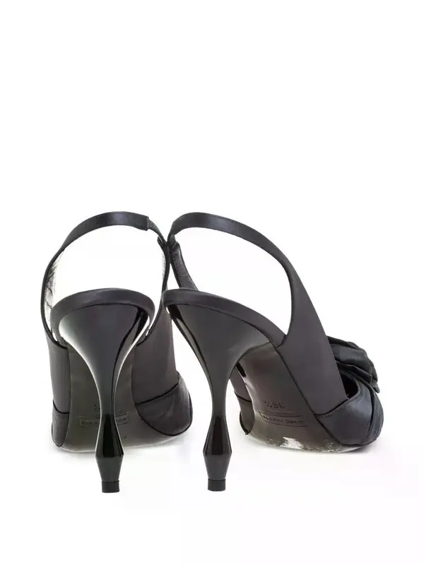 Marc Jacobs 95mm Rose-appliqué Slingback Sandals