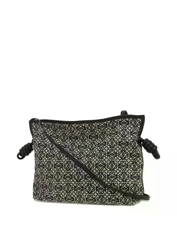 Loewe Flamenco Knot Clutch Bag - Black