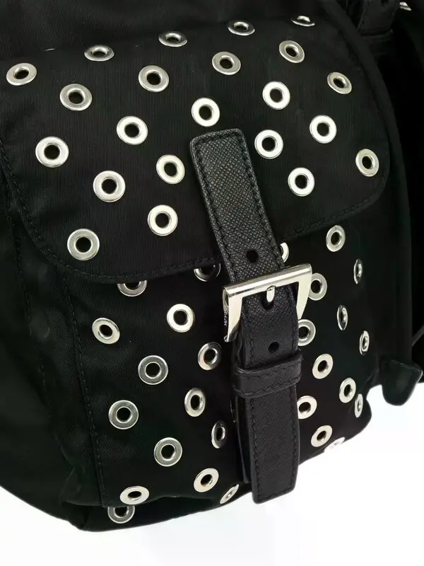 Prada 2010s Triangle-logo Backpack