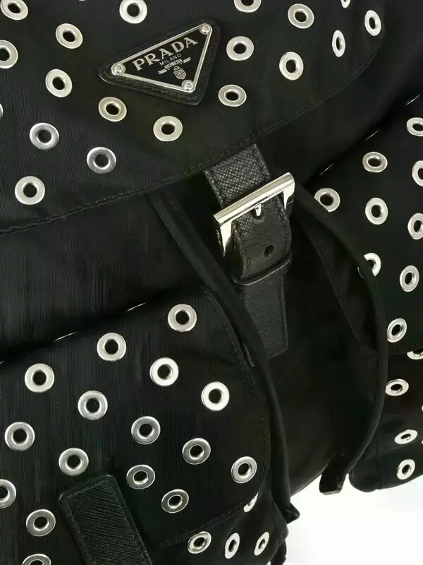 Prada 2010s Triangle-logo Backpack