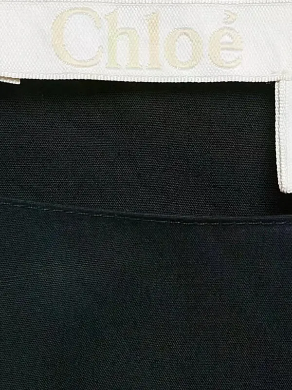 Chloé Asymmetric Tie-detail Blouse