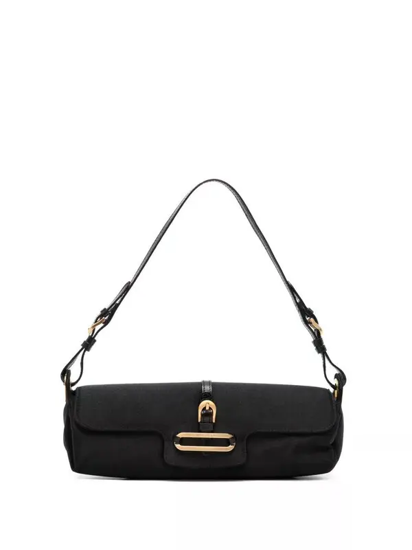 JIMMY CHOO Logo-plaque Shoulder Bag - Black