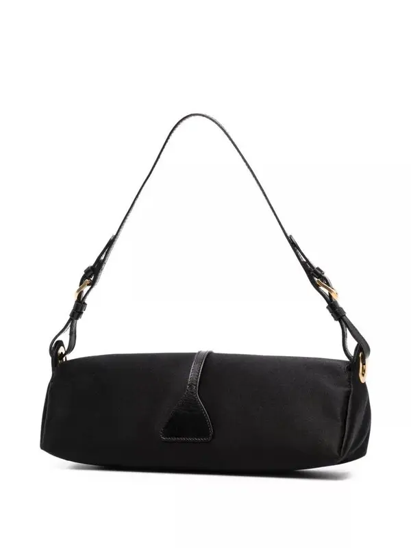 JIMMY CHOO Logo-plaque Shoulder Bag - Black