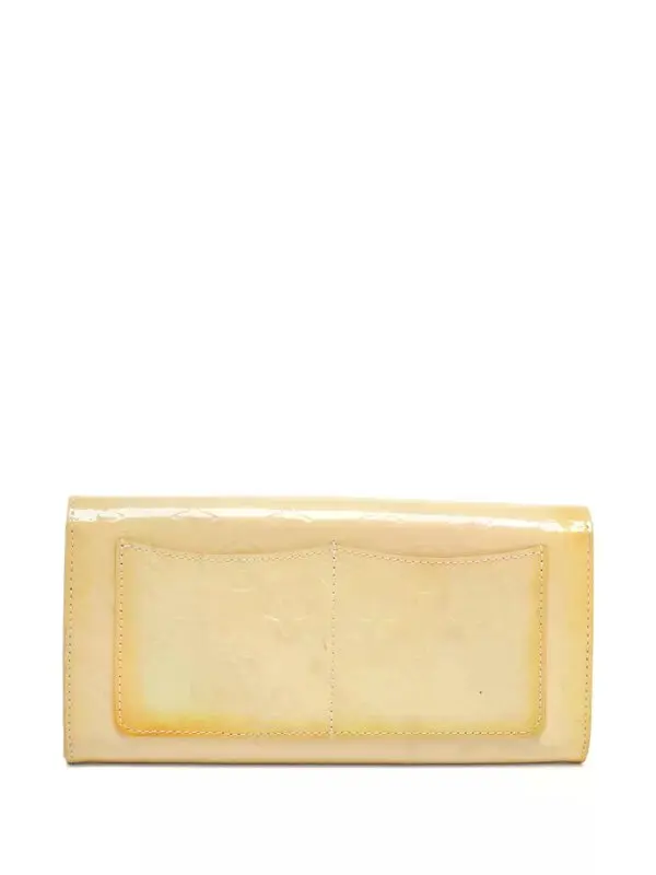 LOUIS VUITTON Patent-leather Embossed Wallet