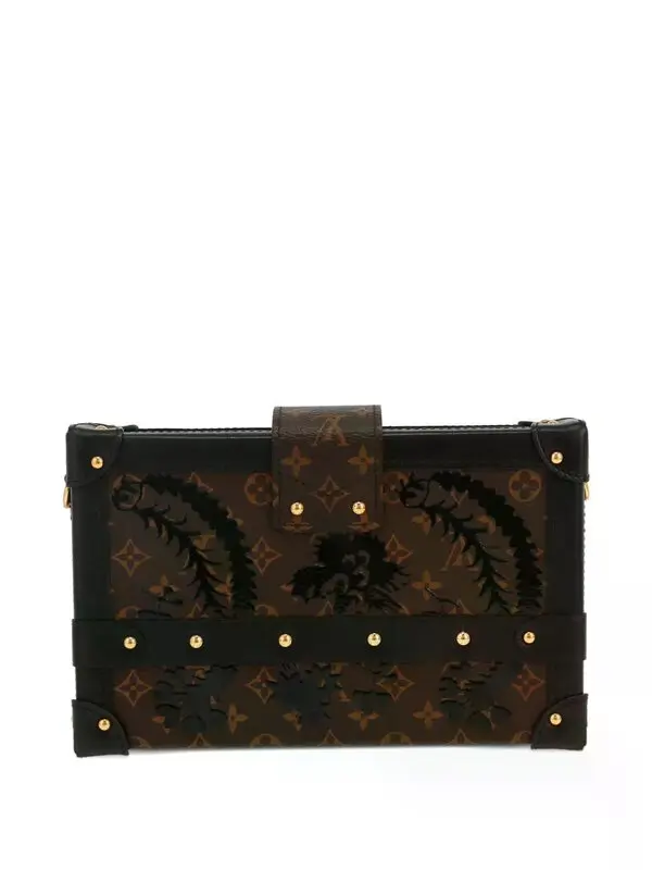 LOUIS VUITTON Petite Malle Monogram Bag - Brown
