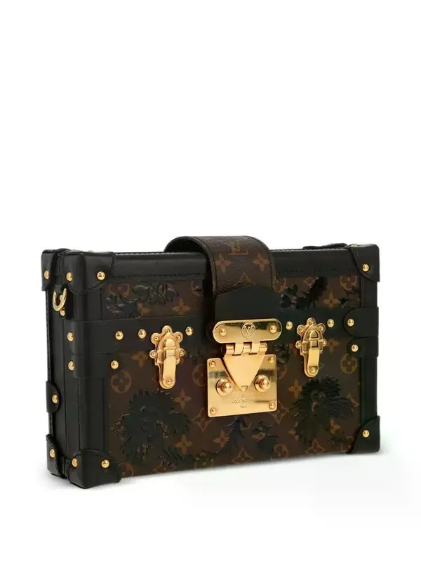LOUIS VUITTON Petite Malle Monogram Bag - Brown