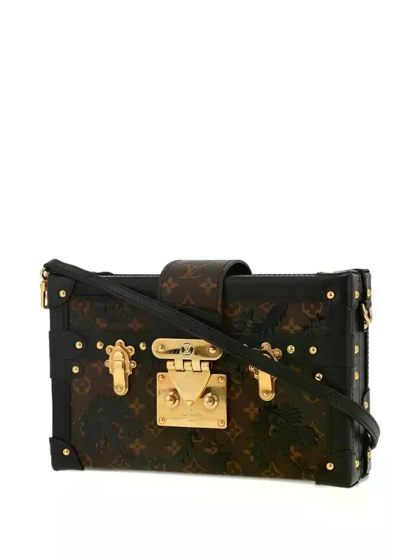 LOUIS VUITTON Petite Malle Monogram Bag - Brown