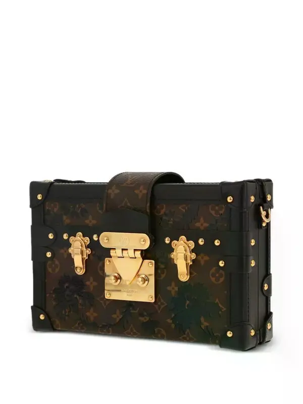 LOUIS VUITTON Petite Malle Monogram Bag - Brown