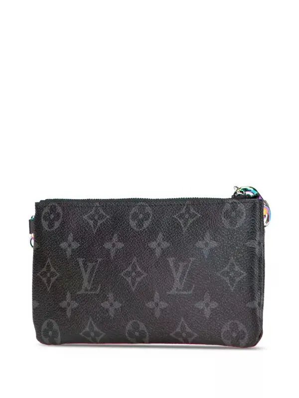LOUIS VUITTON 2017 Monogram Eclipse Flash Fragment Iphone Case Handbag