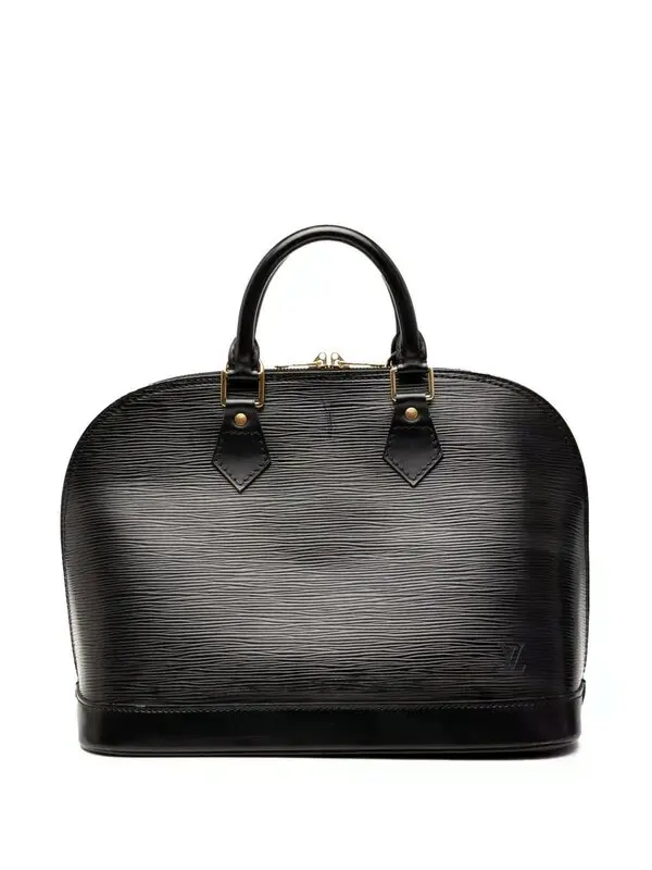 LOUIS VUITTON 1997 Epi Alma Pm Handbag - Black
