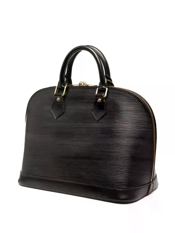 LOUIS VUITTON 1997 Epi Alma Pm Handbag - Black