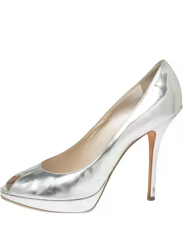 Dior 105mm Miss Peep Toe Pumps