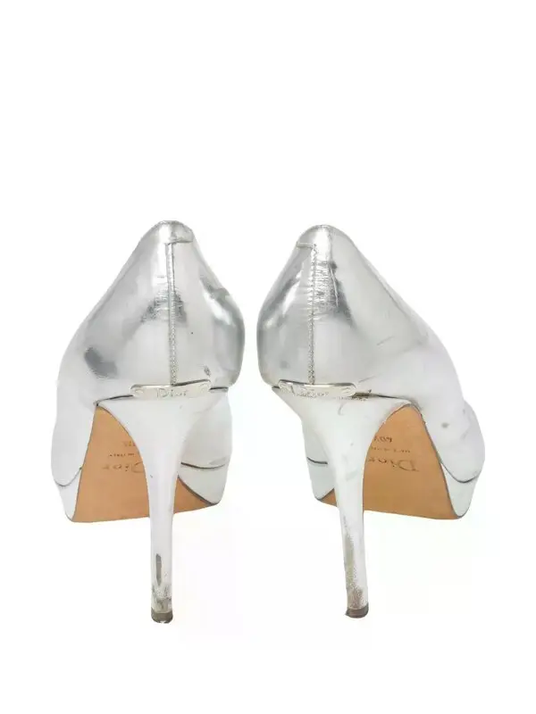 Dior 105mm Miss Peep Toe Pumps