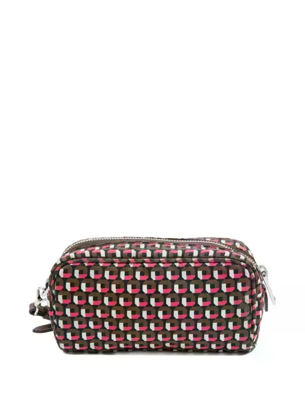 Prada Geometric-print Wristlet
