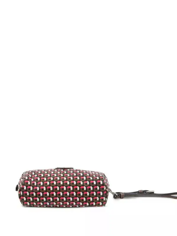 Prada Geometric-print Wristlet