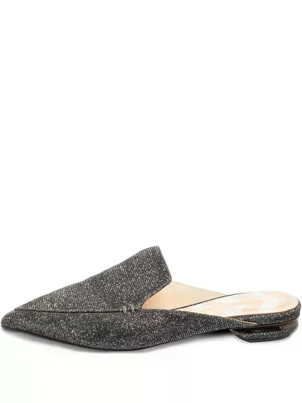 NICHOLAS KIRKWOOD Beya Pointed-toe Mules - Silver