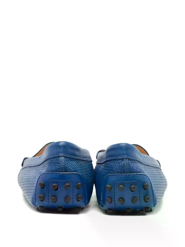 TOD'S Vintage Perforated Leather Loafers