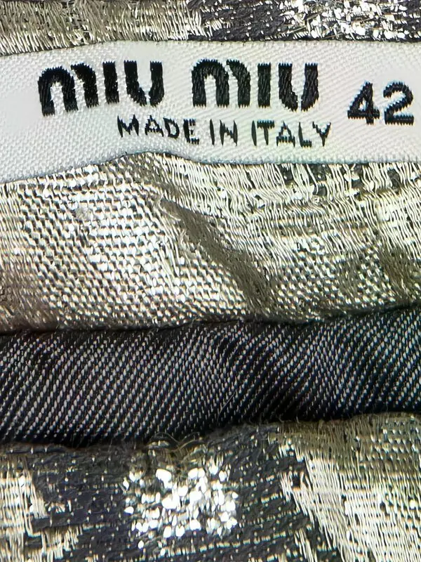 Miu Miu Floral Jacquard Skirt