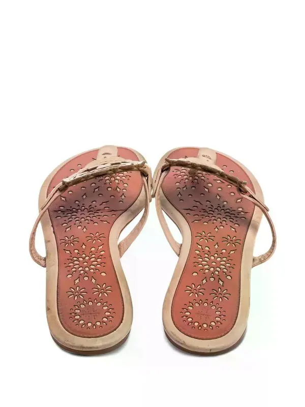 Tory Burch Laser-cut Thong Sandals - Pink