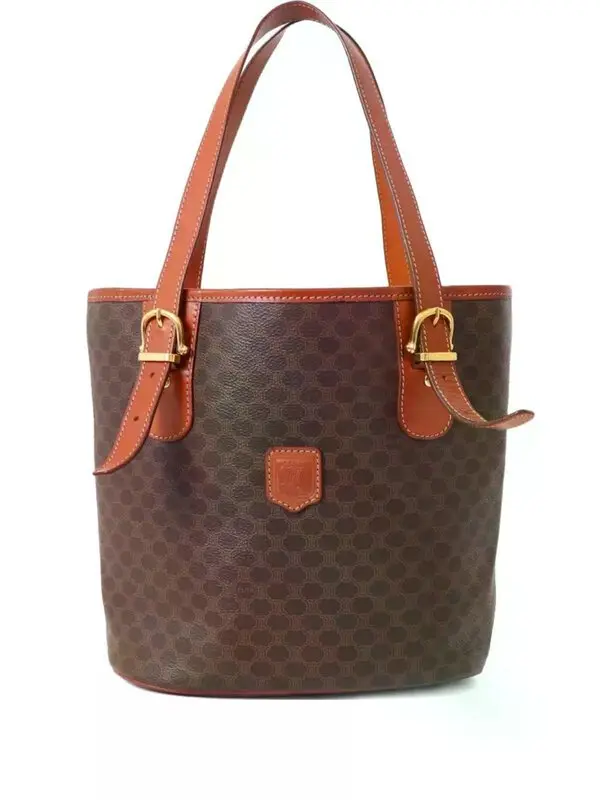 Celine 1995 Macadam Monogram Tote Bag