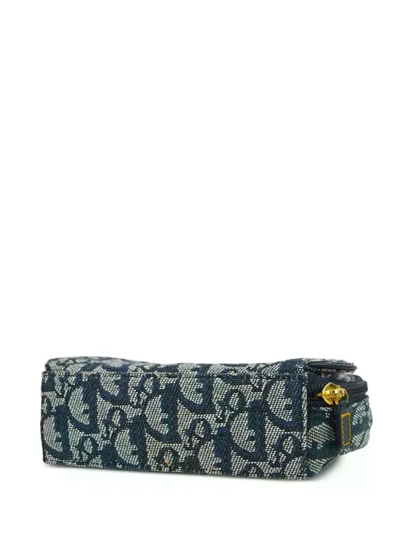 Dior 1998 Trotter Saddle Wallet - Blue