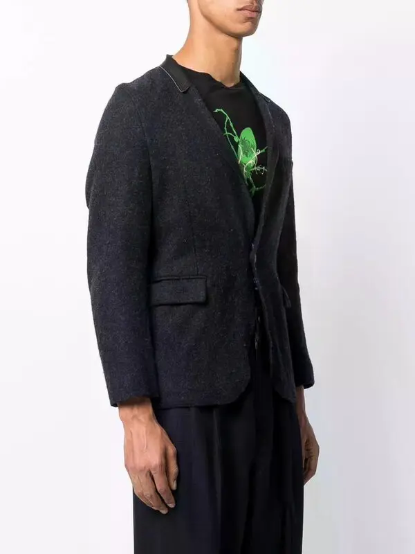 Comme Des Garçons 2000s Pre-owned Fitted Blazer