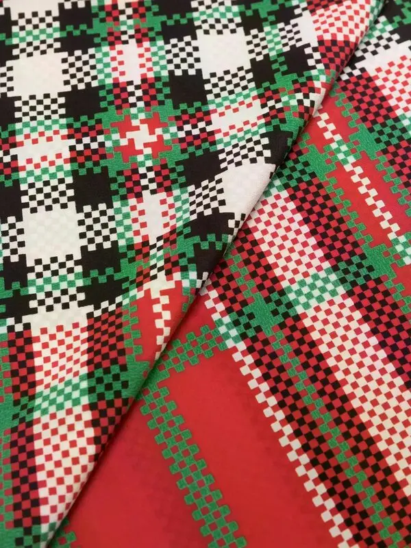 Saint Laurent 1990s Plaid-check Silk Scarf