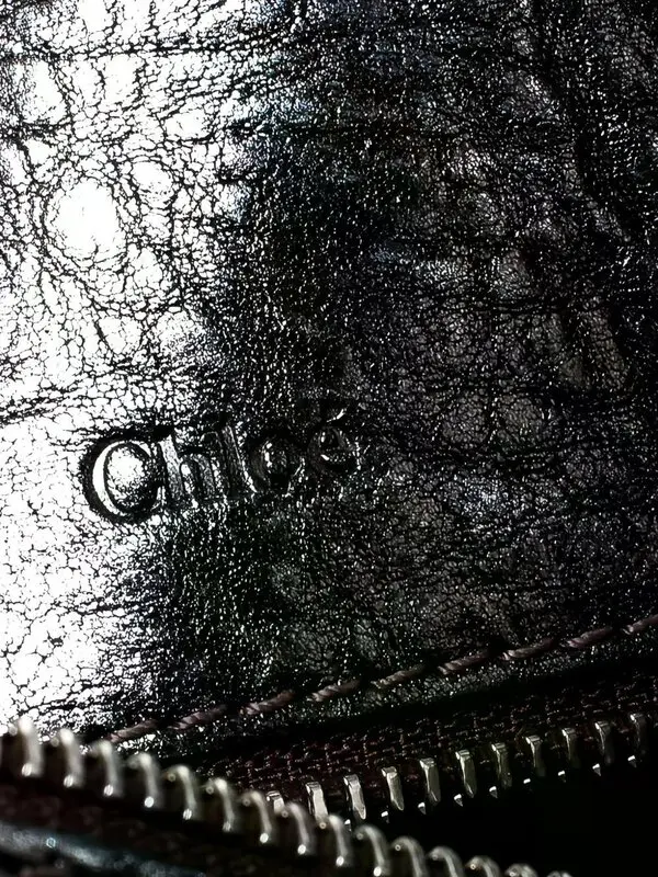 Chloé Héloïse Leather Tote Bag - Silver