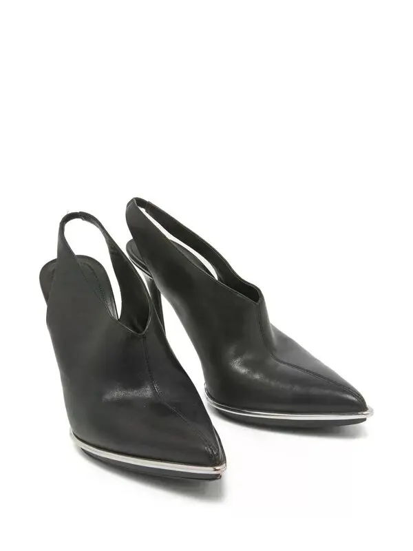 ALEXANDER WANG 110mm Leather Slingback Pumps