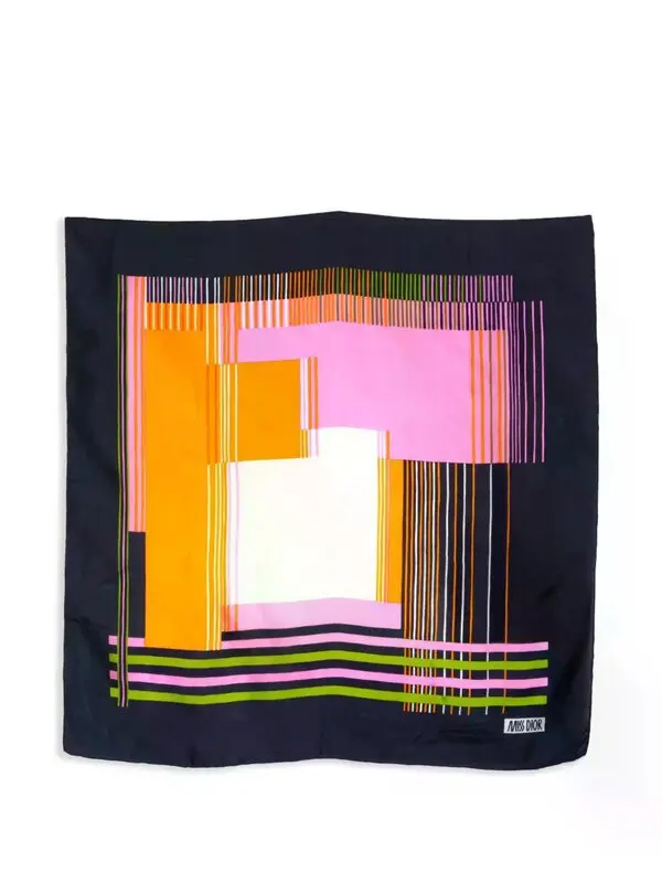 Dior 1960s Miss Scarf - Blue