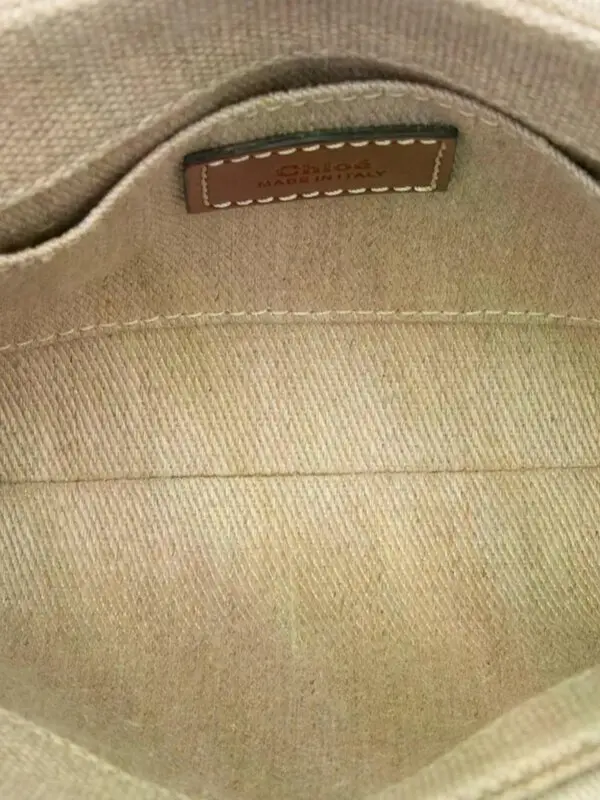 Chloé Mini Canvas Woody Satchel - Brown
