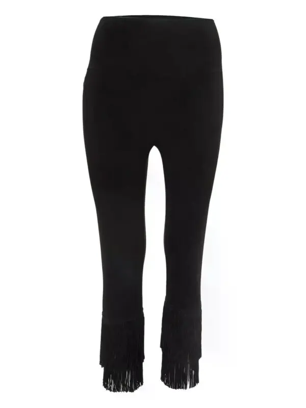 Norma Kamali Fringed Leggings