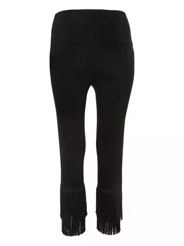 Norma Kamali Fringed Leggings