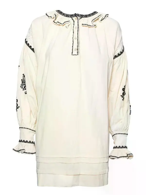 MARANT ETOILE Ruby Embroidered Mini Dress