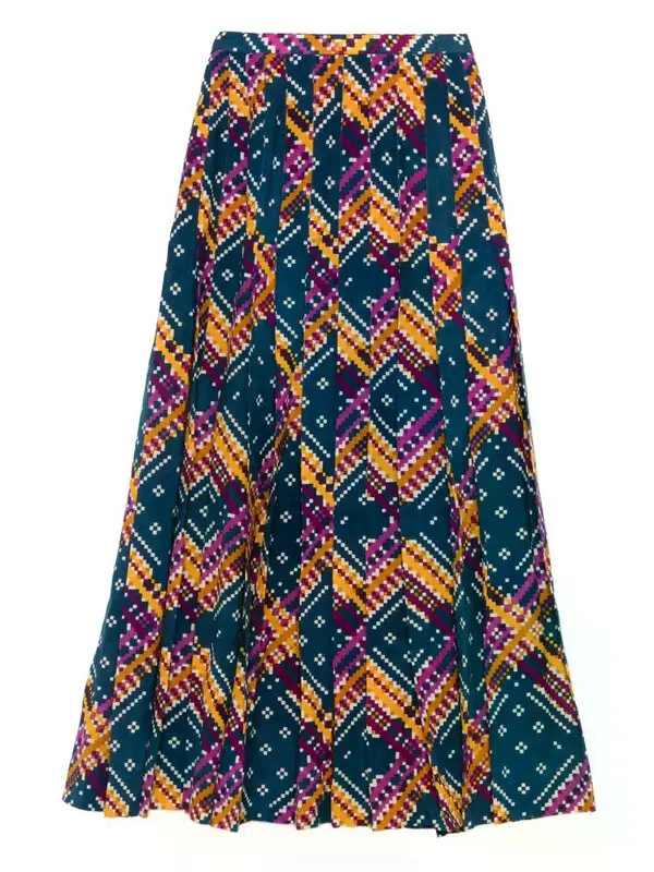 Saint Laurent 1970s Pleated Skirt