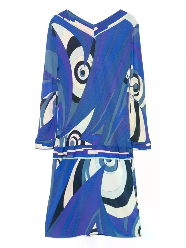 Emilio Pucci 2000s Geometric-print Dress
