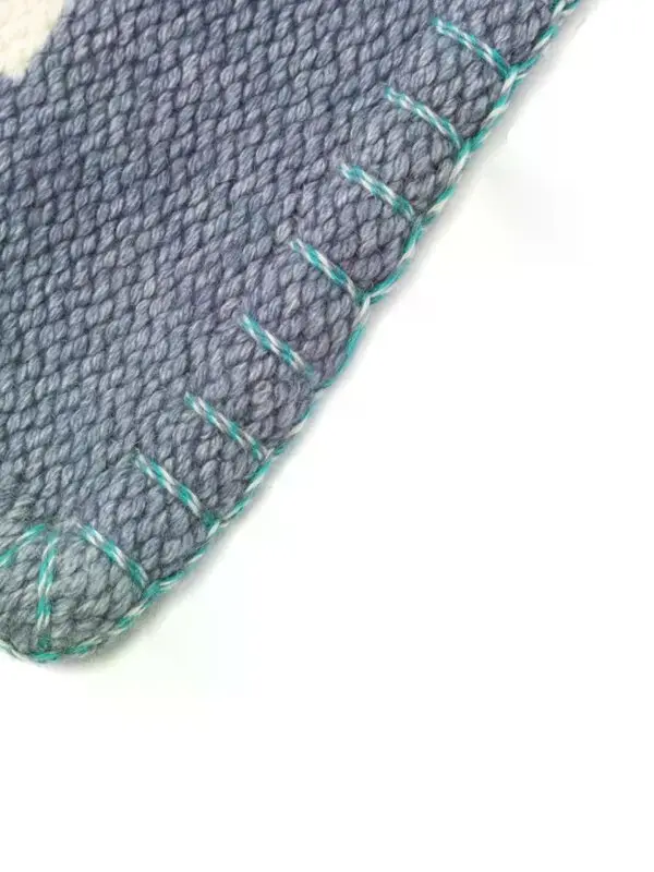 Hermès 2010s Striped H Dye Blanket
