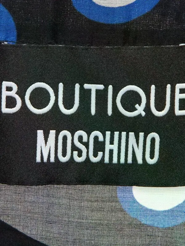 Moschino Polka Dot Ruffled Blouse