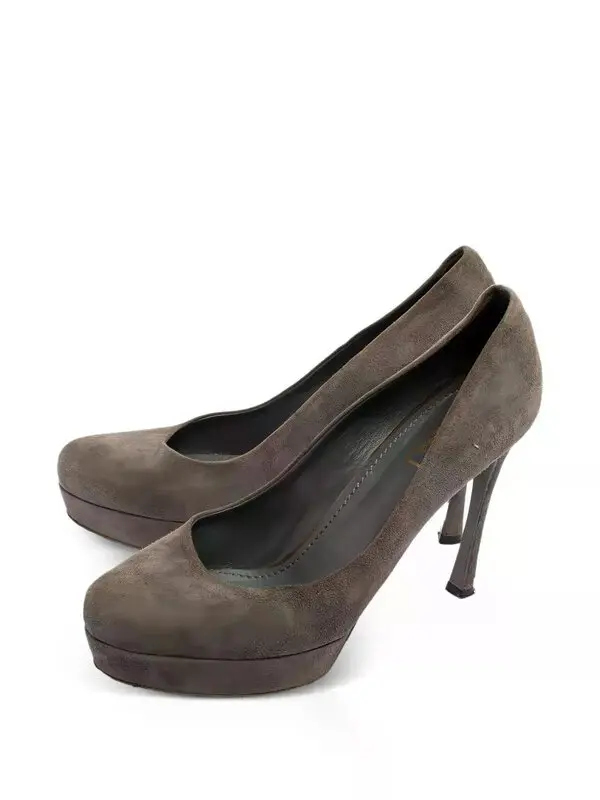 Saint Laurent 110mm Suede Pumps