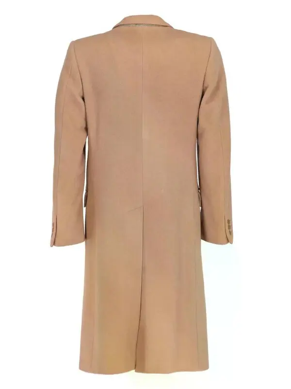 A.N.G.E.L.O. VINTAGE CULT 1970s Camel Wool-cashmere Blend Double-breasted Coat