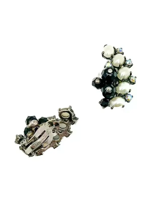 Schiaparelli Pearl-embellished Crystal Earrings