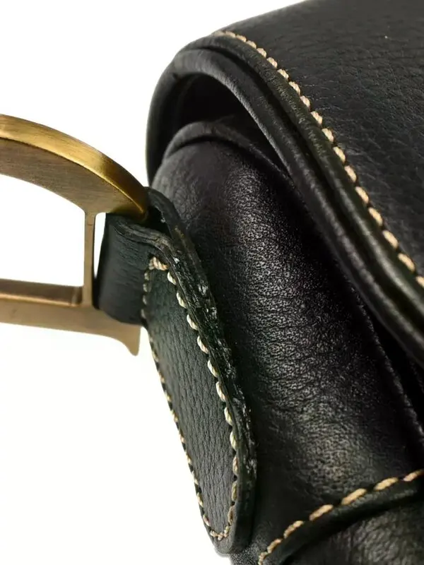 Dior 2002 Saddle Handbag - Black