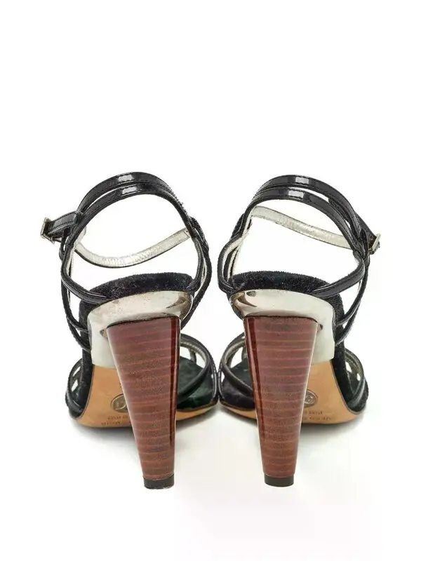 Dolce & Gabbana Patent Leather Ankle Strap Sandals