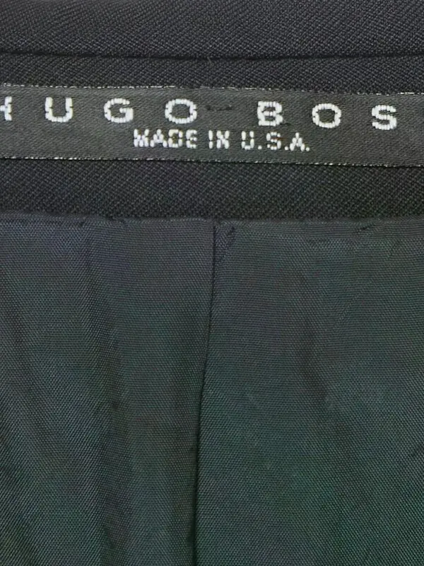 BOSS Single-breasted Wool Blazer - Blue